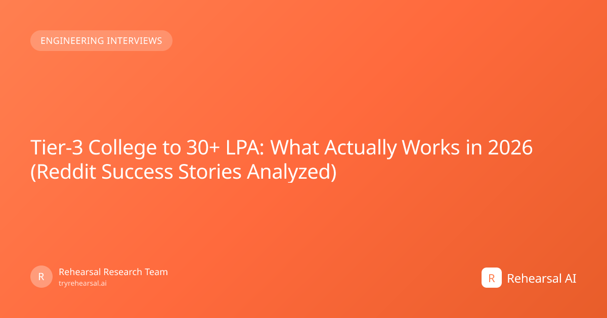 Tier-3 College to 30+ LPA: What Actually Works in 2026...